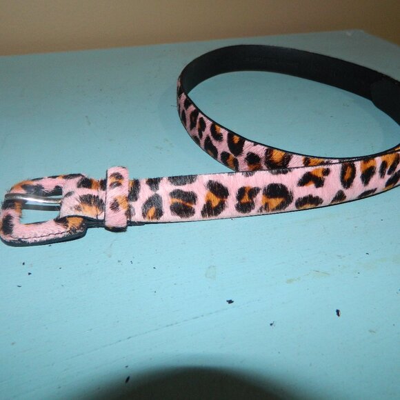 Fina Firenza | Accessories | Fina Firenza Italian Leather Leopard Print ...